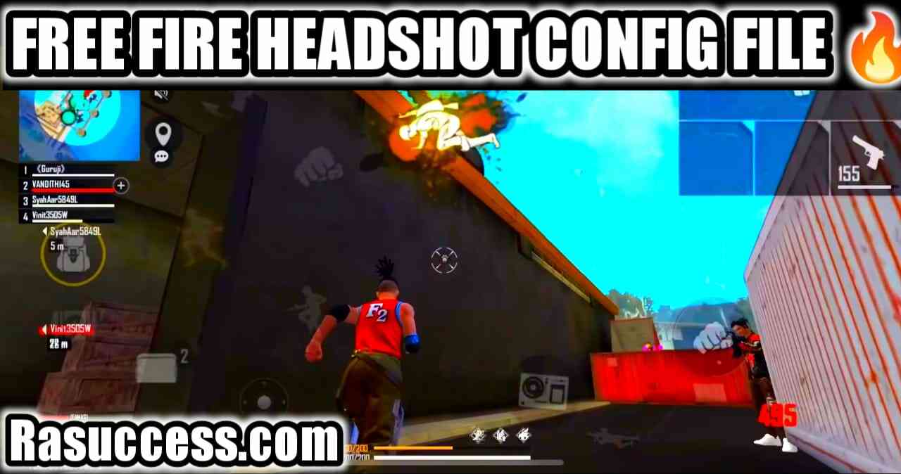 Free Fire One tap Headshot Config File Latest Update